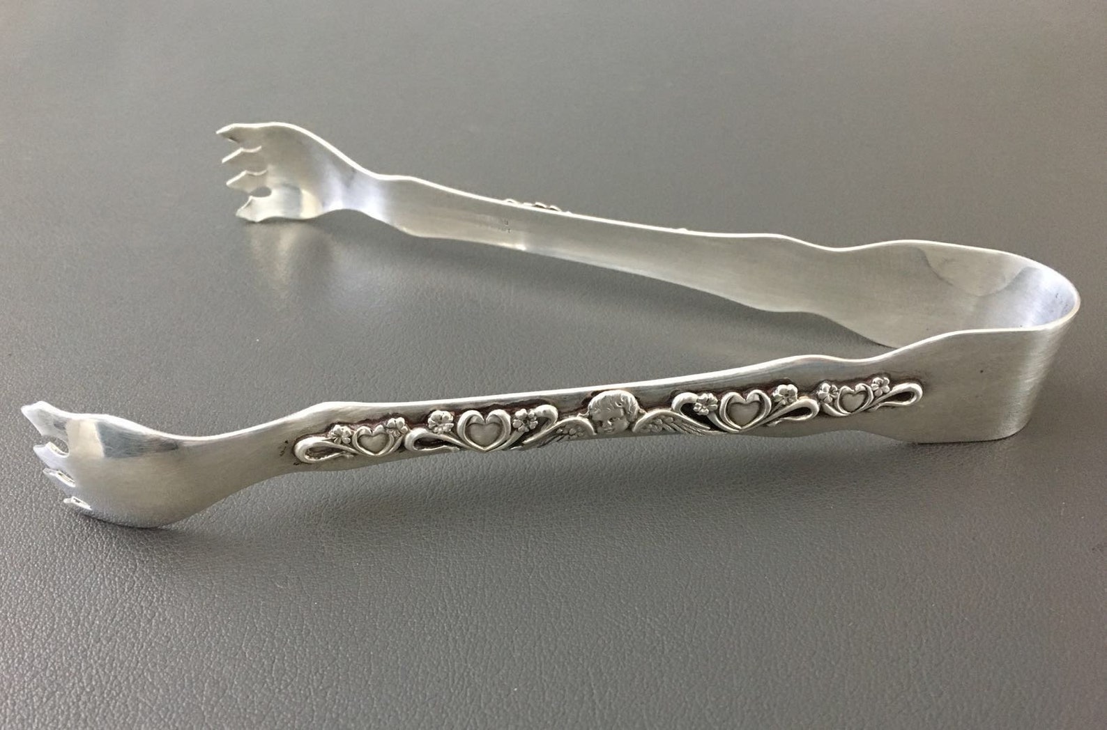 Antique SILVERCRAFT Heart and Angle Sterling Silver Solid Ice - Etsy