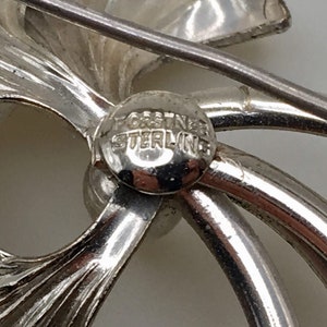 FORSTNER Sterling Silver Flower Pin Brooch - Silver Jewelry Gift ...