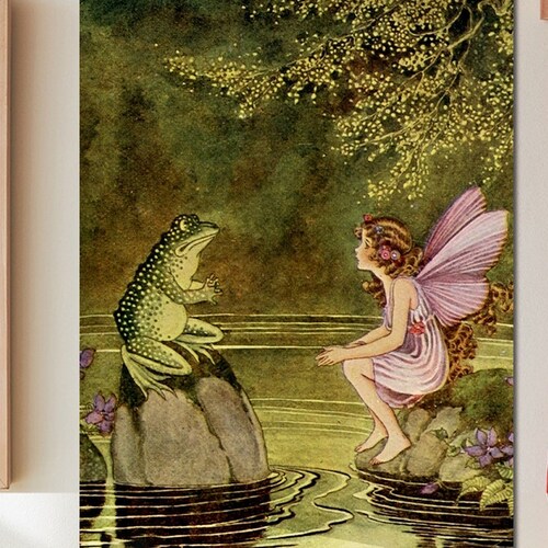 Cottagecore Poster Fairycore Decor Fairy Garden Poster - Etsy