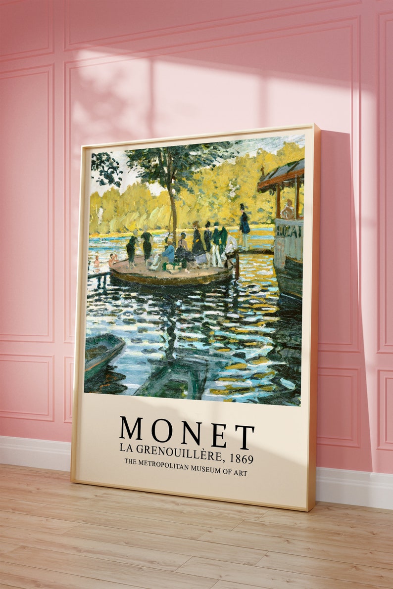 Monet Paintings Monet Poster, Monet Prints, Monet Exhibition Poster ...