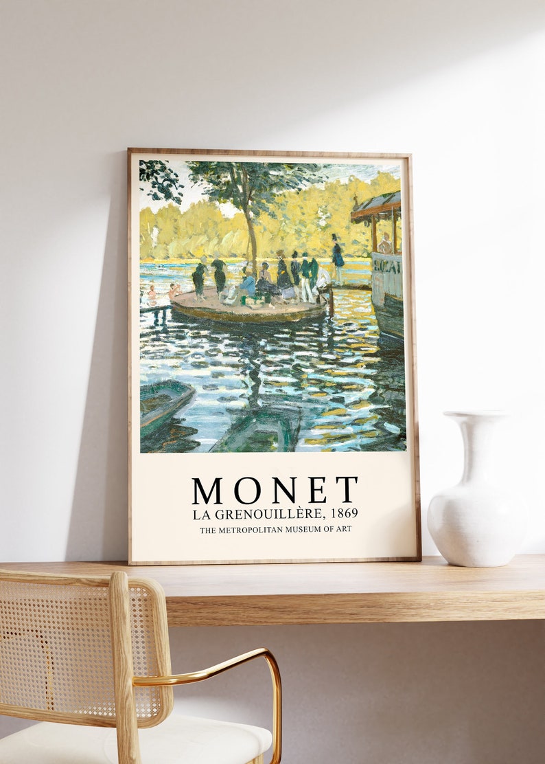 Monet Paintings Monet Poster, Monet Prints, Monet Exhibition Poster ...