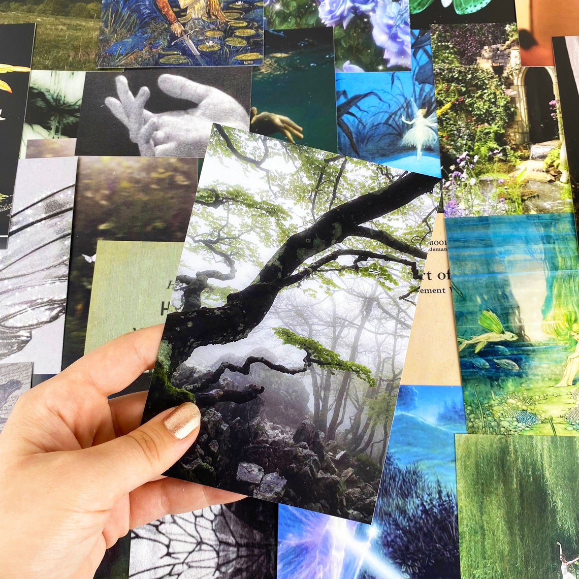 PRINTED Fairycore Wall Collage Kit Fairy Decor Wall Collage | Etsy