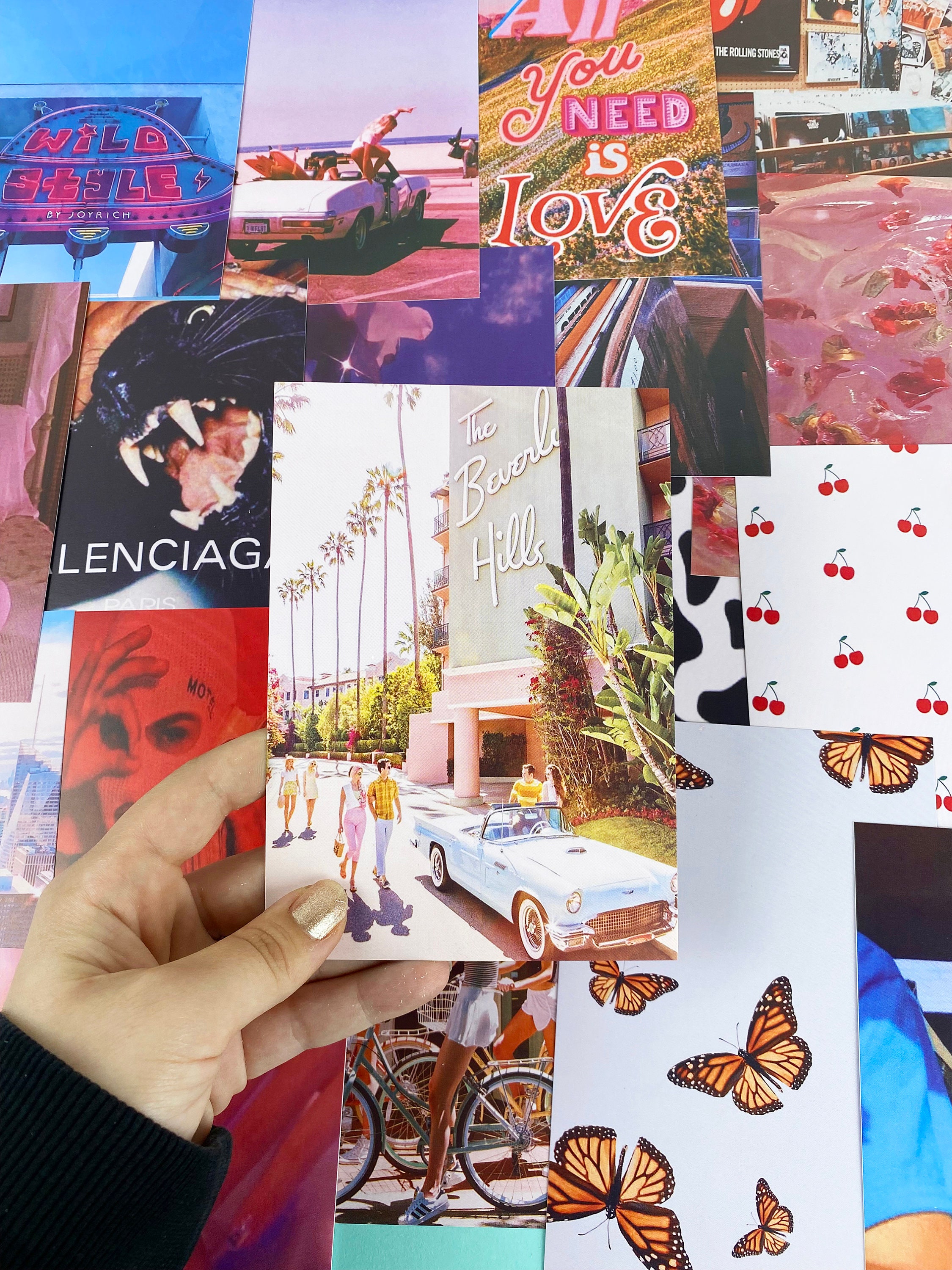 PRINTED Aesthetic İndie Wall Collage Kit Aesthetic Collage - Etsy