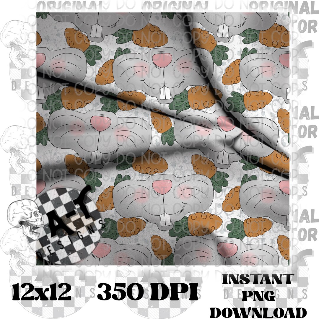 Bunny Overload Seamless Paper Easter Seamless Paper Easter Bunny ...