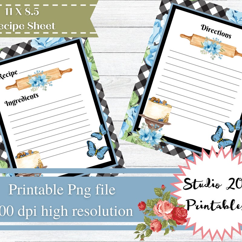 Pioneer Woman Recipe Card - Etsy