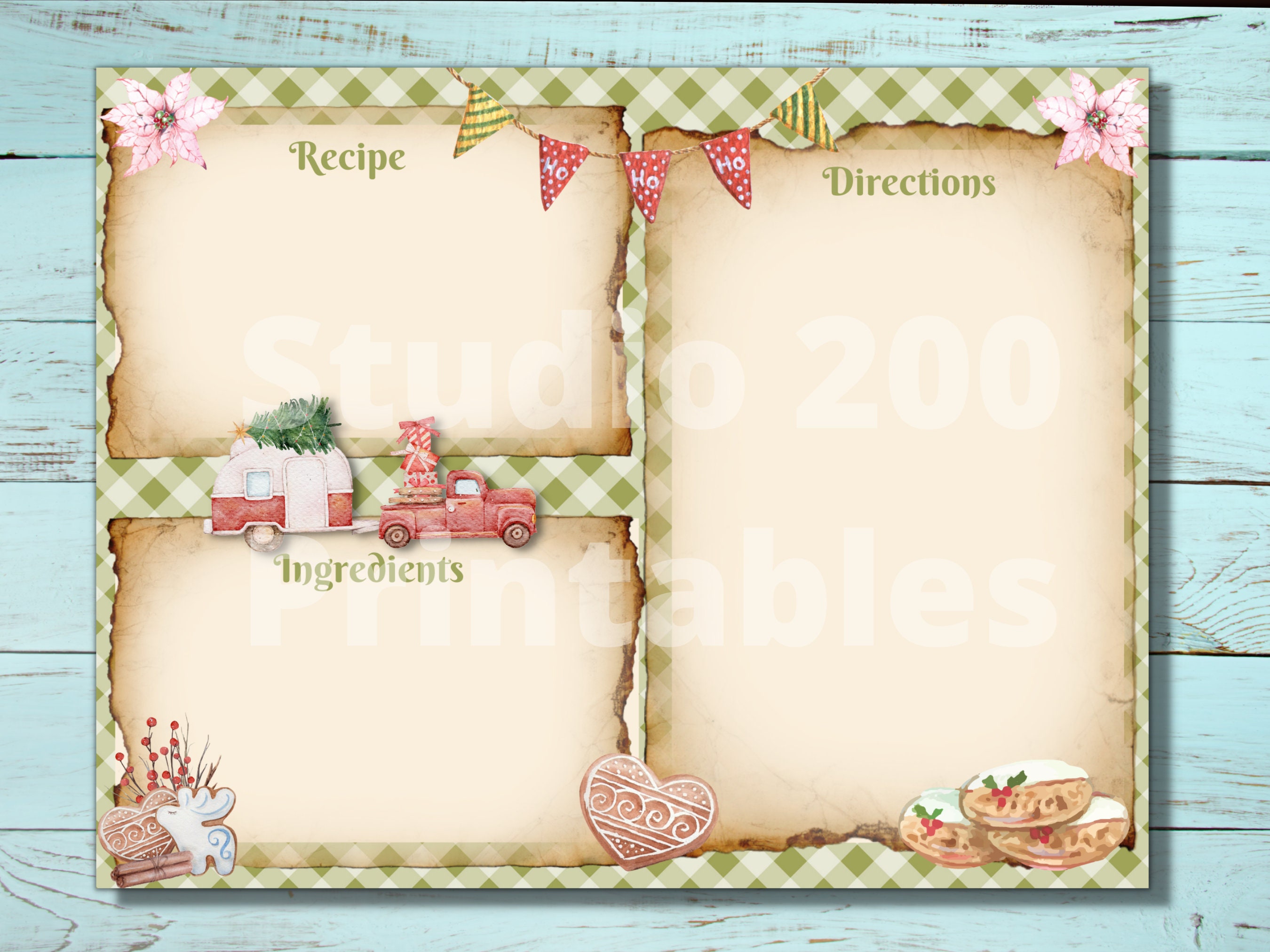 Pioneer Woman Inspired, Recipe Sheets, Farmhouse Design, Instant ...