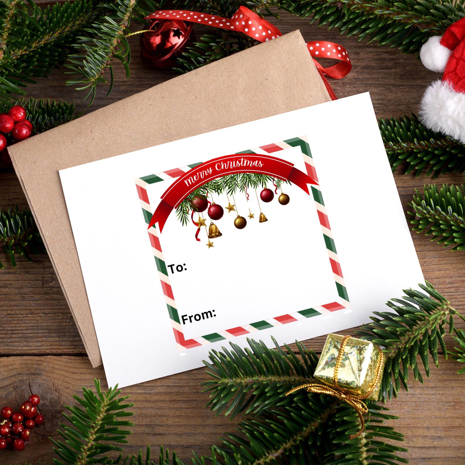 Printable Christmas Packaging Labels – Festive Designs for Sticker ...