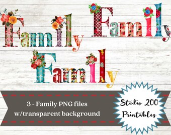 Family Digital Design Pioneer Woman Inspired Farmhouse | Etsy