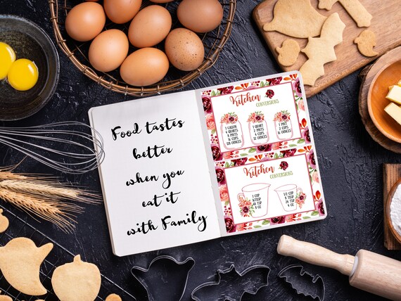 Pioneer Woman Inspired Conversion Charts instant digital download ...