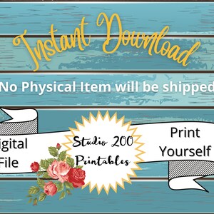 Pioneer Woman Inspired Recipe Cards: Farmhouse Floral Design (digital ...