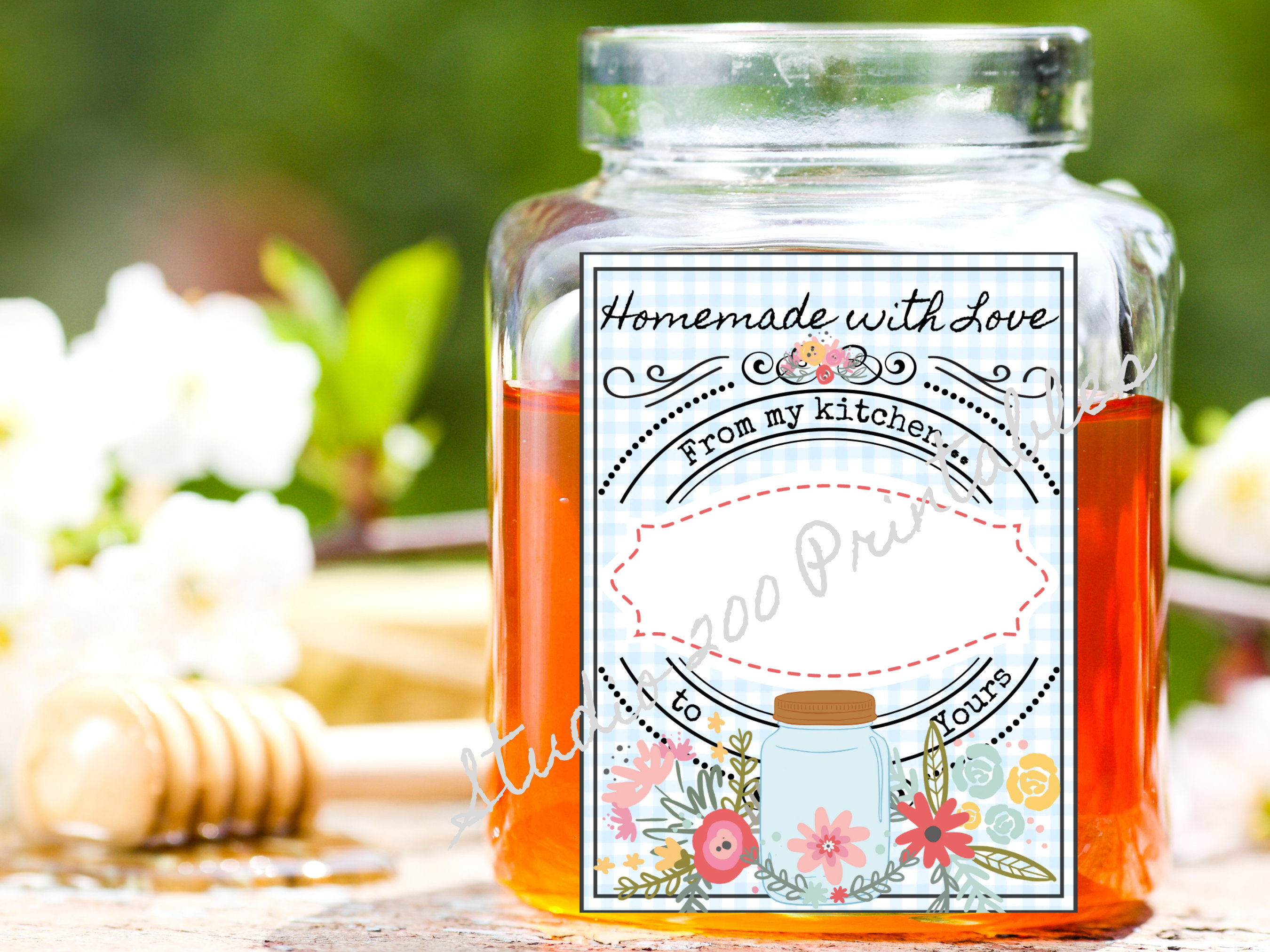 Farmhouse Canning Labels: DIY Mason Jar Gift Tags (digital Download) - Etsy