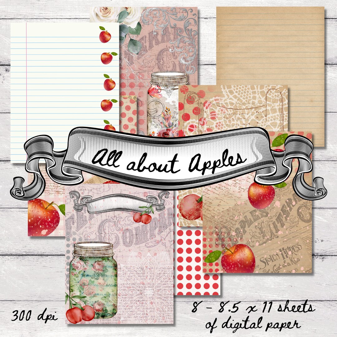 Junk Journal Paper Mason Jar Sweet Treats Vintage - Etsy