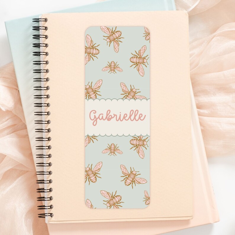 Personalized French Country Bees Bookmark With Optional Personalization ...