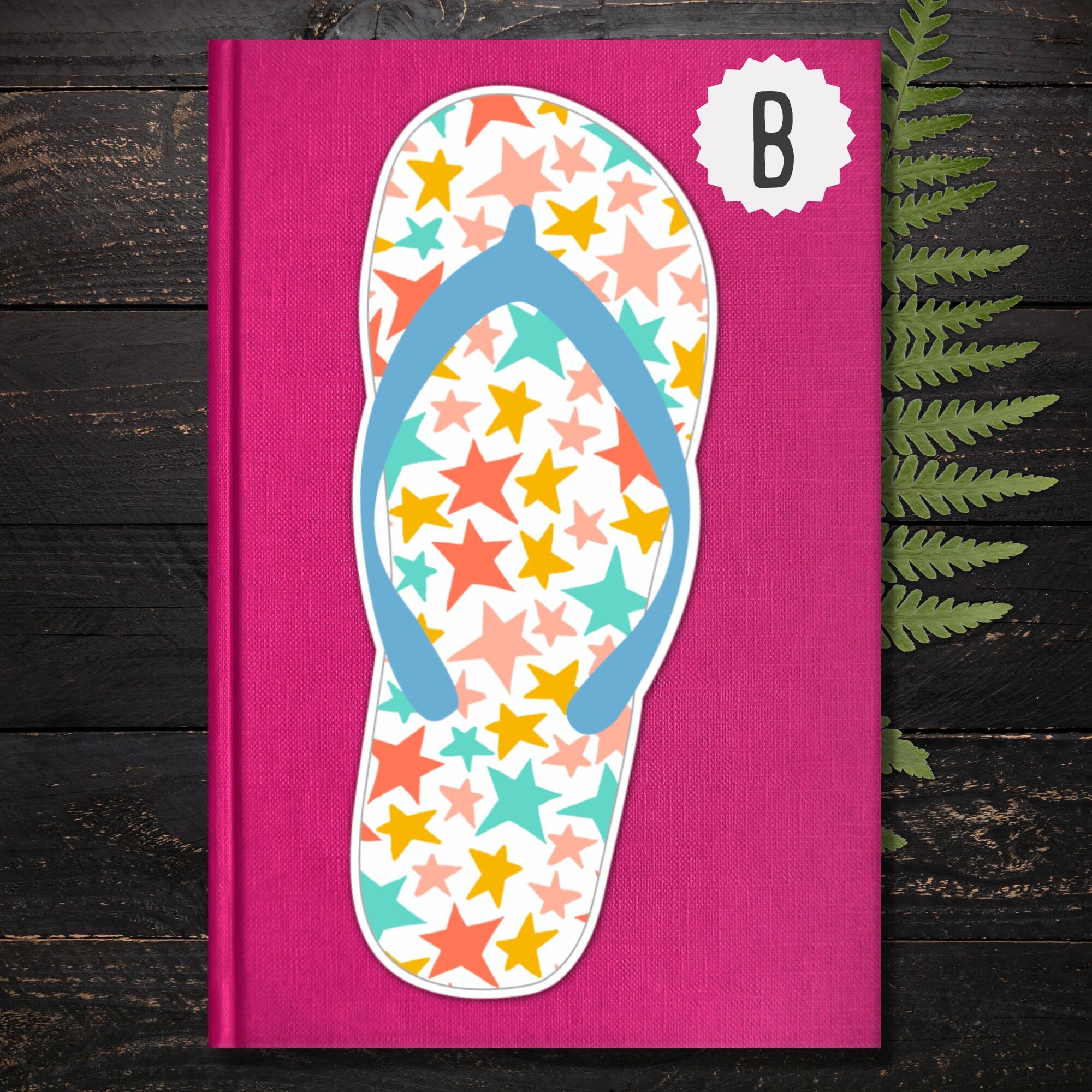 Cute Flip Flop Bookmarks, Summer Reading, Laminated 23124 - Etsy