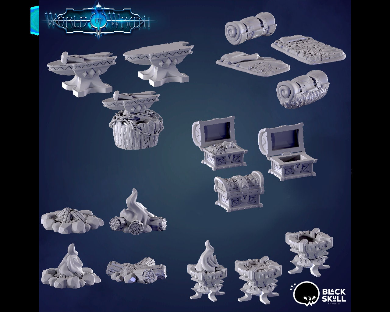 Dwarven Props | D&D | Dnd | Dungeons and Dragons | Wargaming | 3D ...