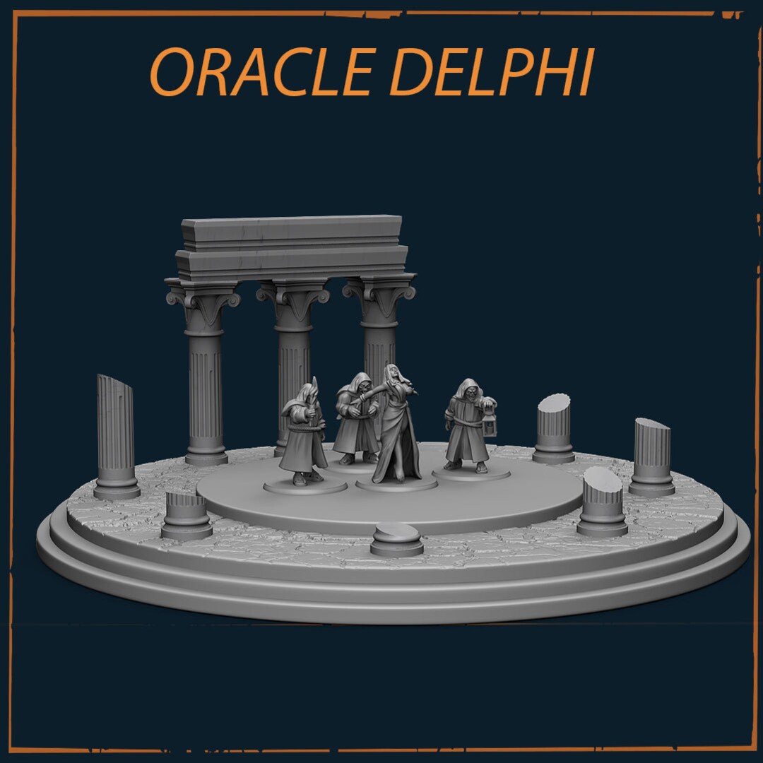 Oracle of Delphi | D&D | Dnd | Dungeons and Dragons | Wargaming | 3D ...
