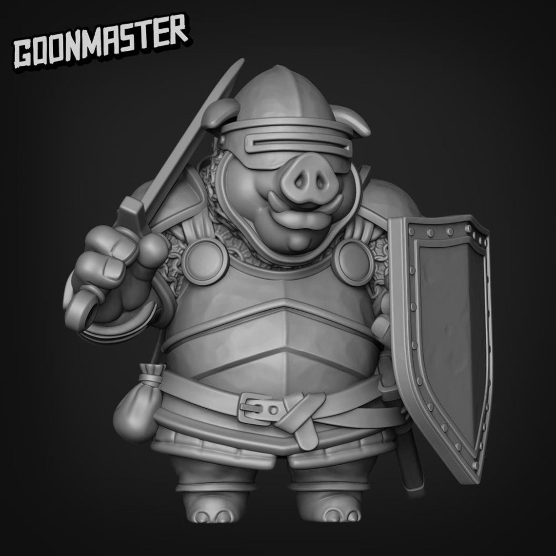 Pig Knight Bundle | D&D | Dnd | Dungeons and Dragons | Wargaming | 3D ...