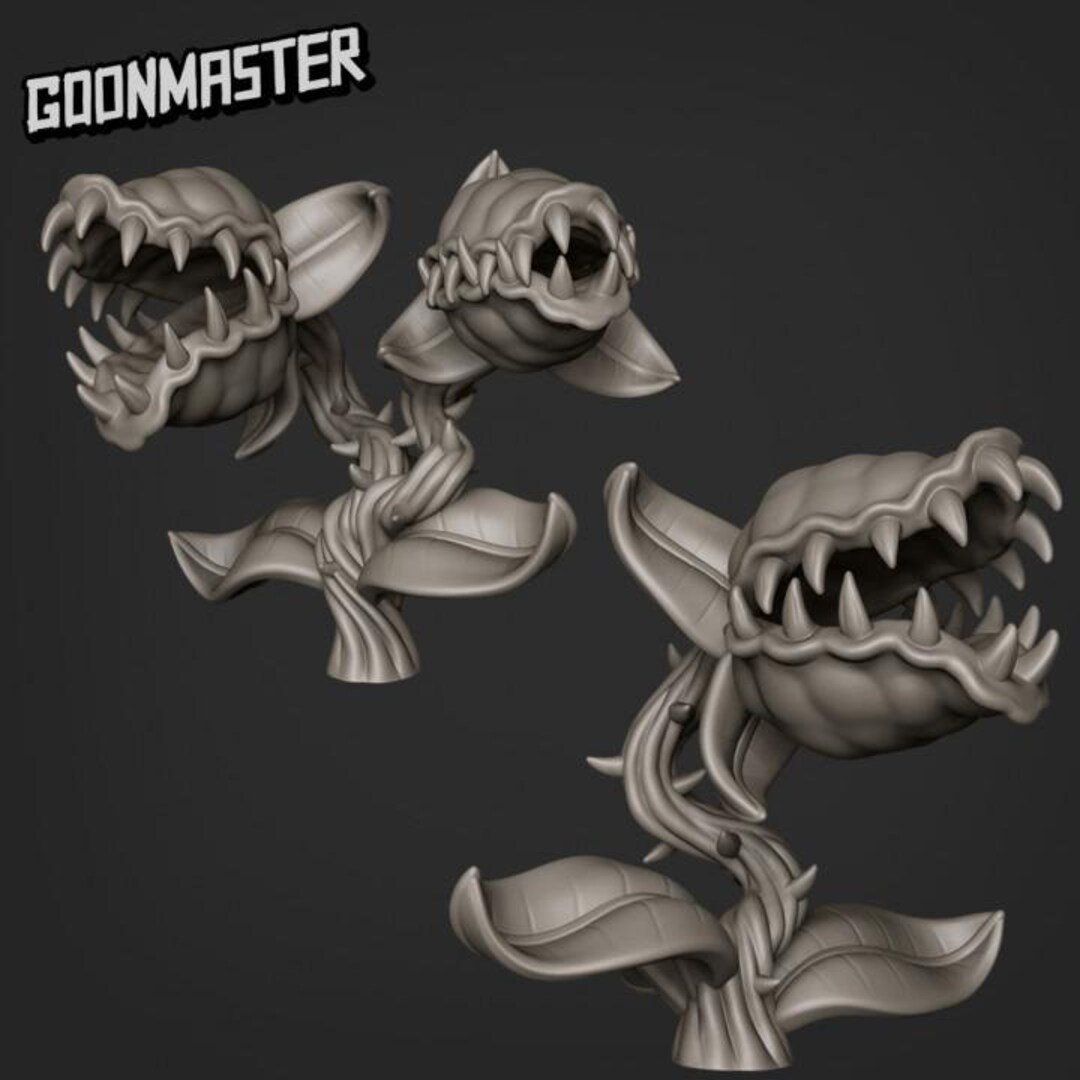 Carnivorous Plants D&D Dnd Dungeons and Dragons Wargaming 3D Printed ...