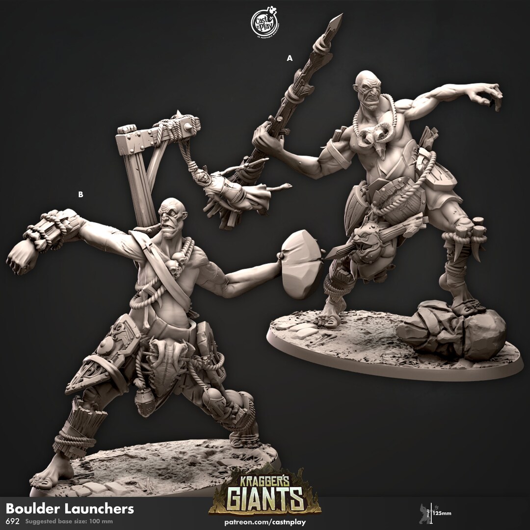 Boulder Launchers Bundle | D&D | Dnd | Dungeons and Dragons | Wargaming ...