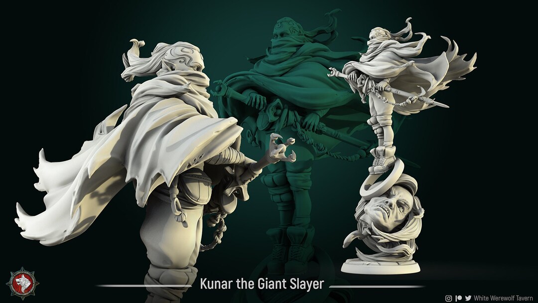 Kunar the Giant Slayer D&D Dnd Dungeons and Dragons Wargaming 3D ...