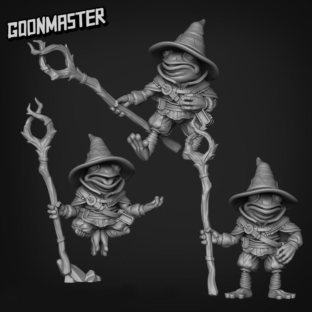 Frog Wizard Bundle 1 | D&D | Dnd | Dungeons and Dragons | Wargaming ...