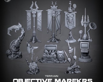 Objective Markers Age of Sigmar - Etsy