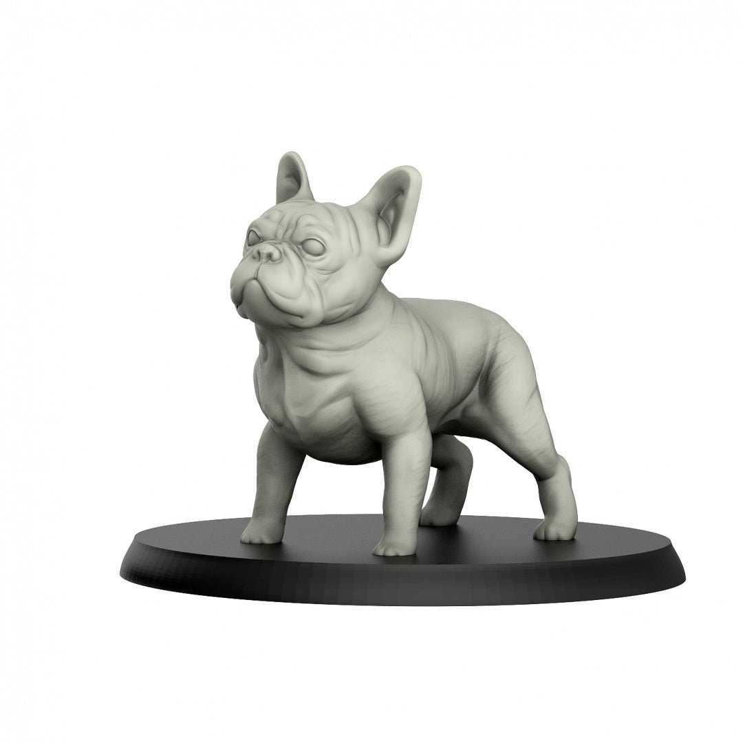 French Bulldog D&D Dnd Dungeons and Dragons Wargaming 3D Printed Model ...