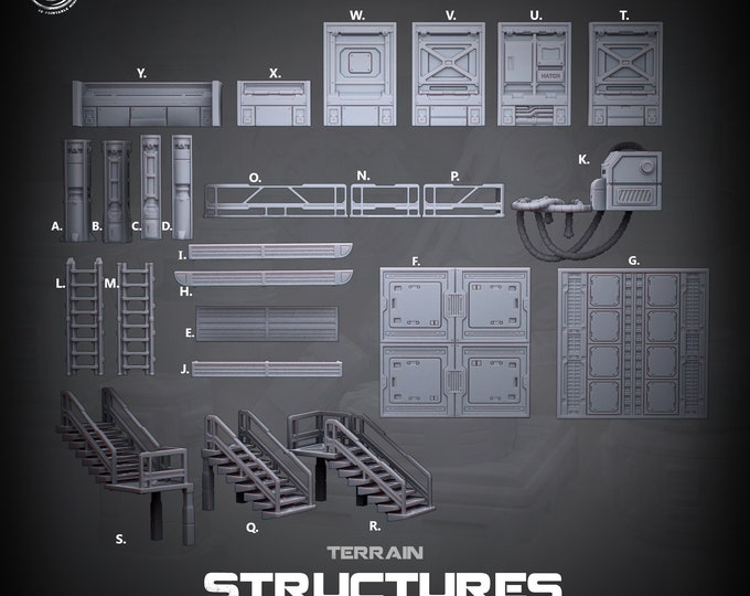 Nebula Modular Structure D&D Dnd Dungeons and Dragons Wargaming 3D ...