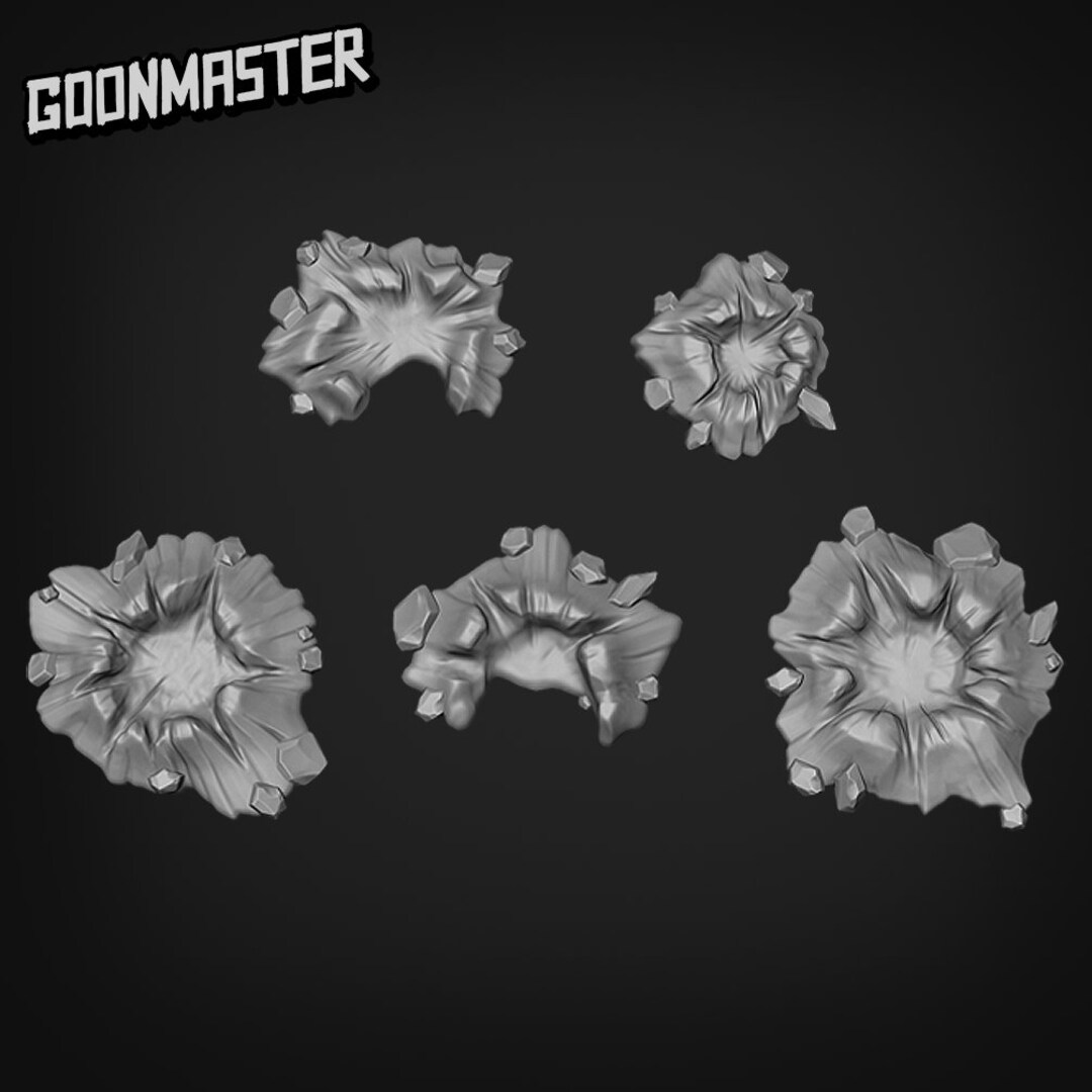 Basing Bits - Craters | D&D | Dnd | Dungeons and Dragons | Wargaming ...