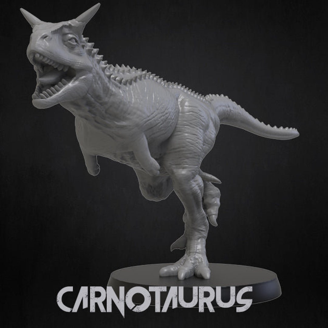 Carnotaurus D&D Dnd Dungeons and Dragons Wargaming 3D Printed Model ...