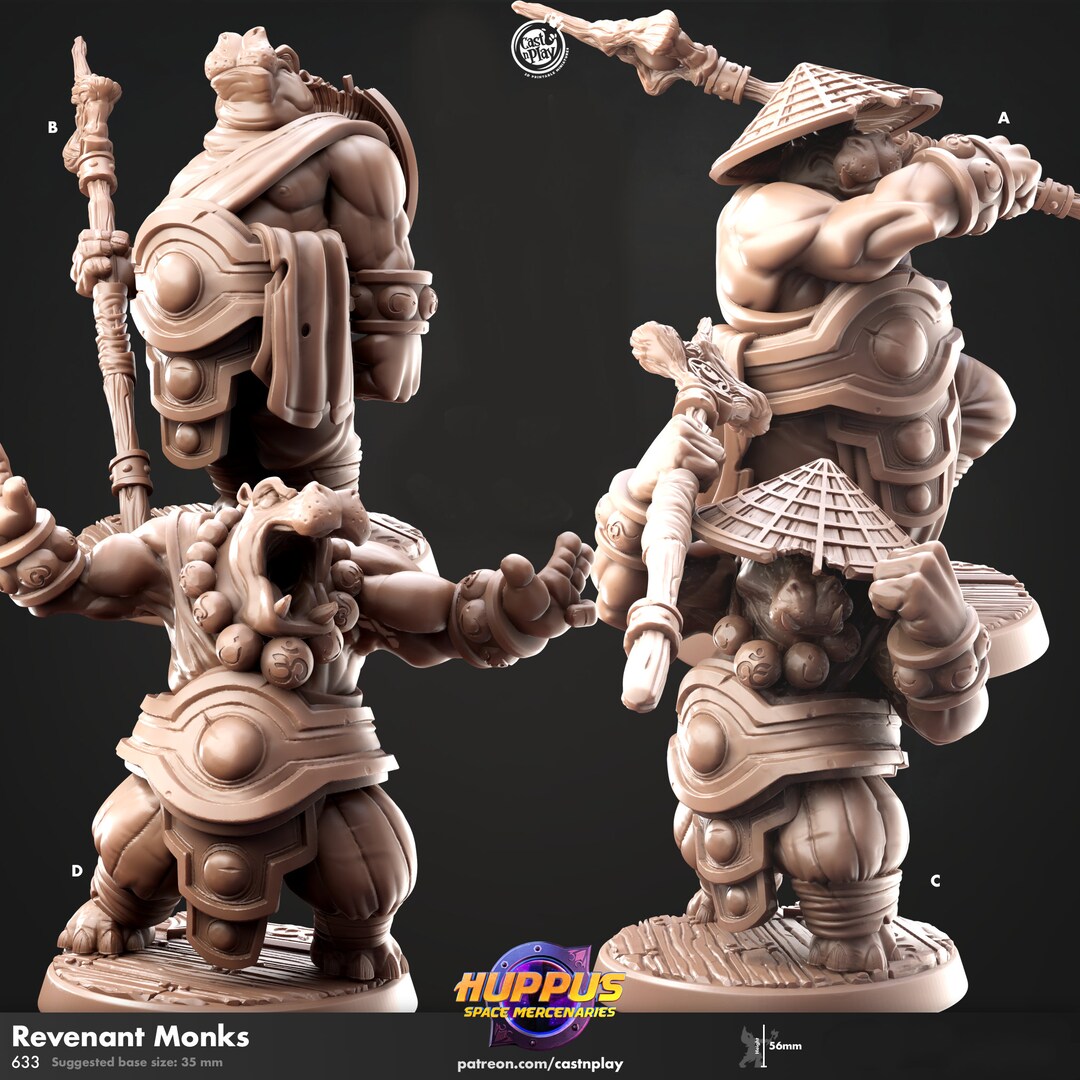 Revenant Monks Bundle | D&D | Dnd | Dungeons and Dragons | Wargaming ...