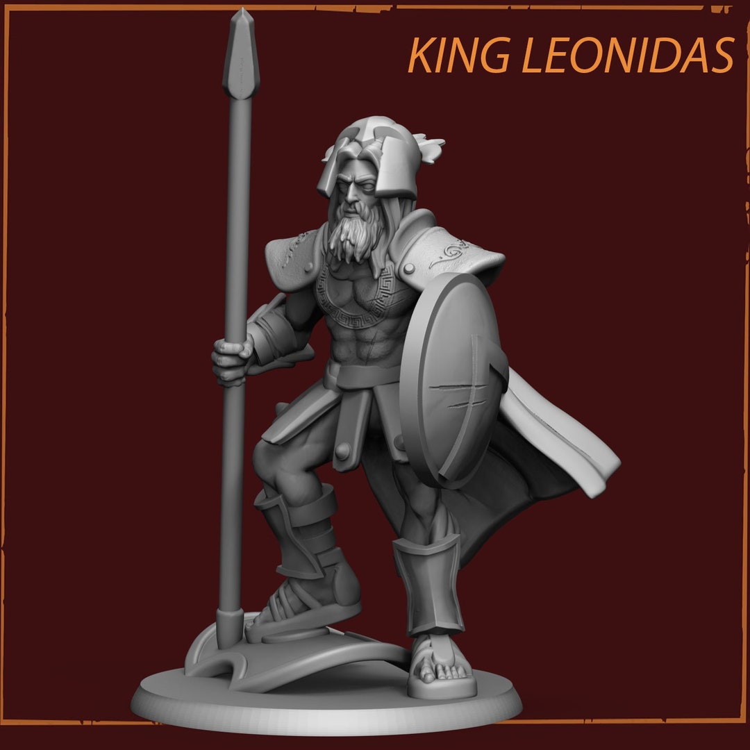 King Leonidas | D&D | Dnd | Dungeons and Dragons | Wargaming | 3D ...