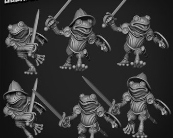 Fancy Frog Arbalest Bundle D&D Dnd Dungeons and Dragons Wargaming 3D ...