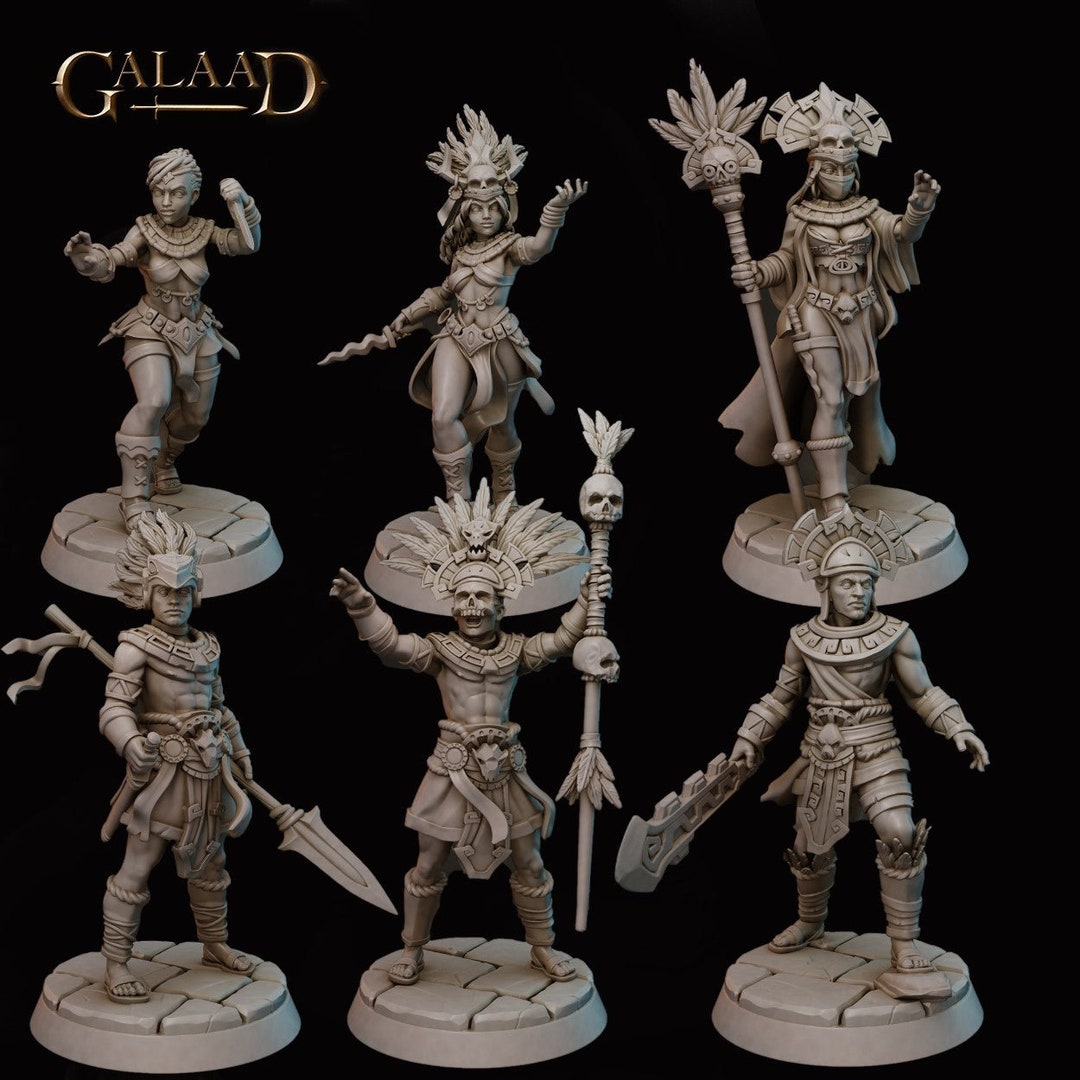 Aztec Bundle | D&D | Dnd | Dungeons and Dragons | Wargaming | 3D ...