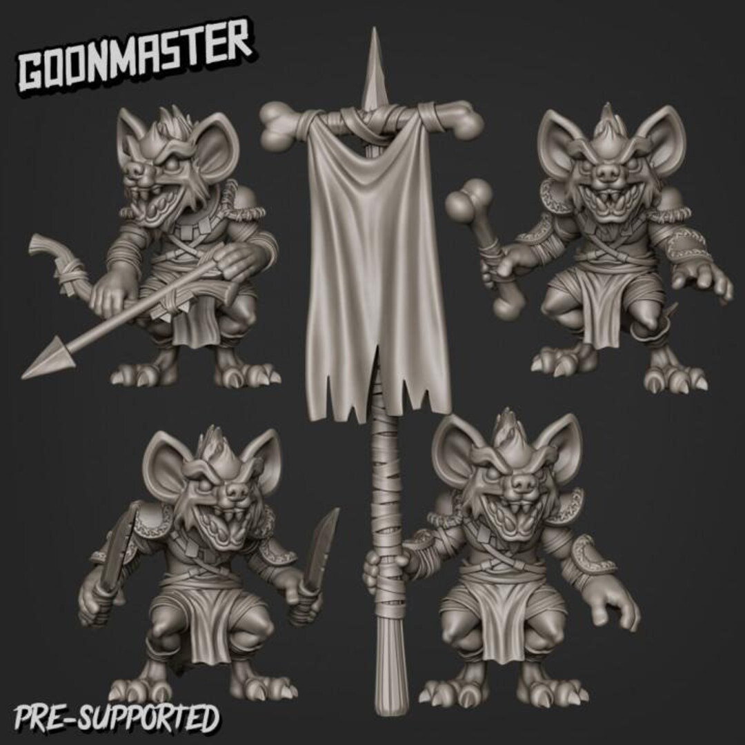 Gnoll Pup Bundle D&D Dnd Dungeons and Dragons Wargaming 3D Printed ...
