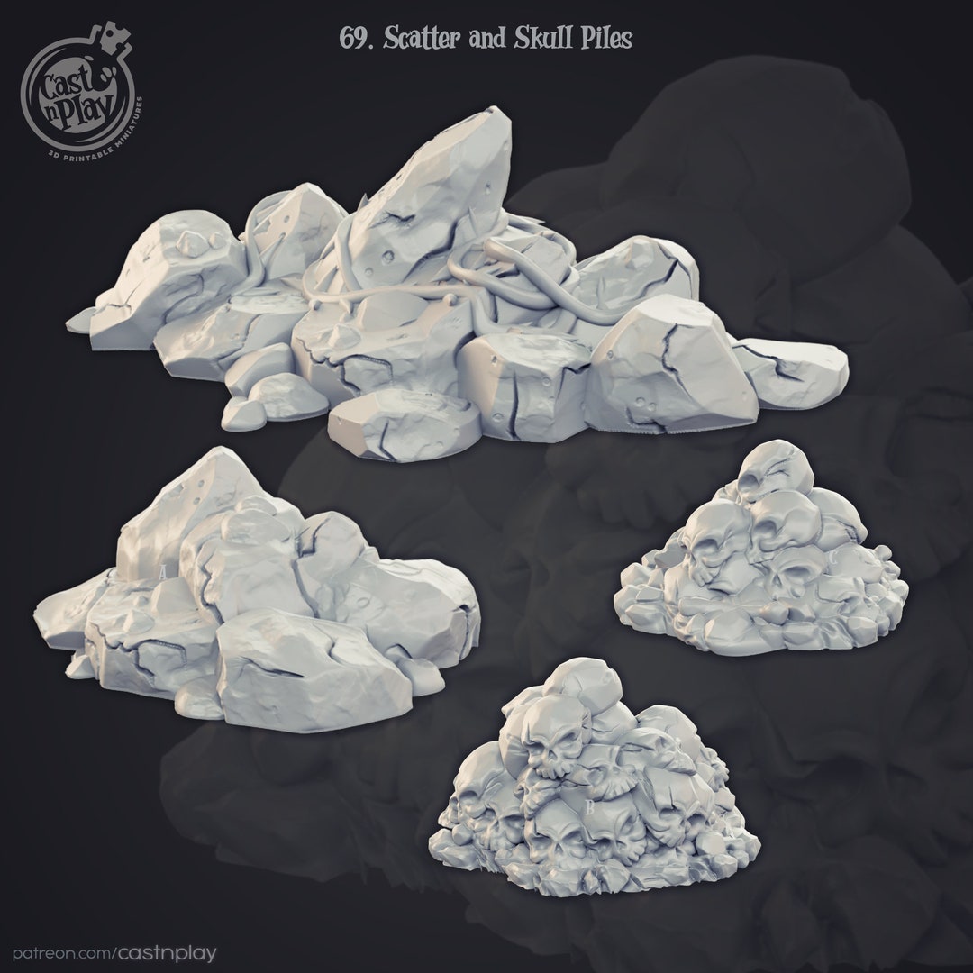 Scatter and Skull Piles | D&D | Dnd | Dungeons and Dragons | Wargaming ...