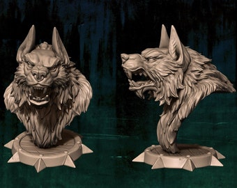 Werewolf Bust - Etsy