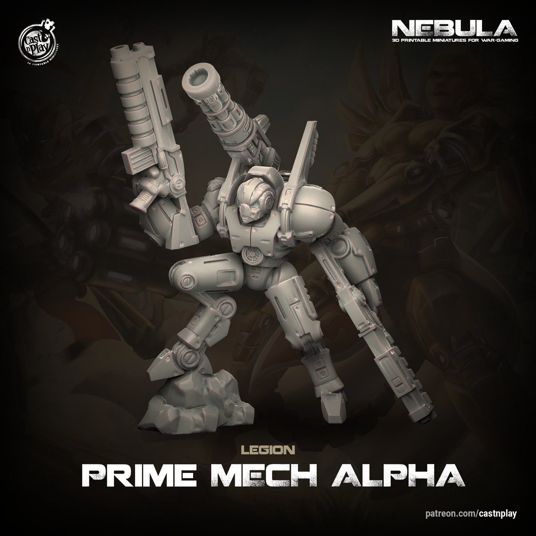 Prime Mech Alpha D&D Dnd Dungeons and Dragons Wargaming 3D Printed ...