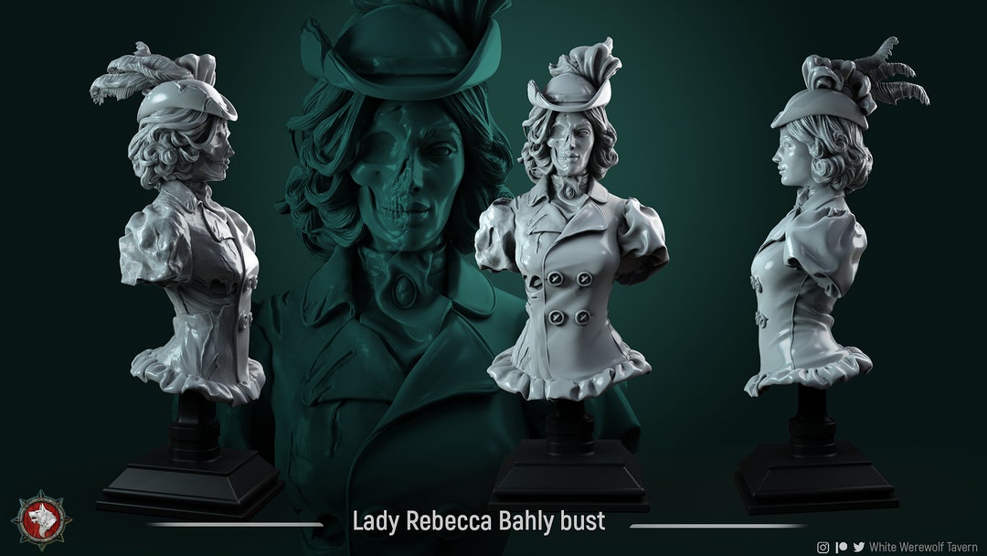 Lady Rebecca Bahly Bust D&D Dnd Dungeons and Dragons - Etsy