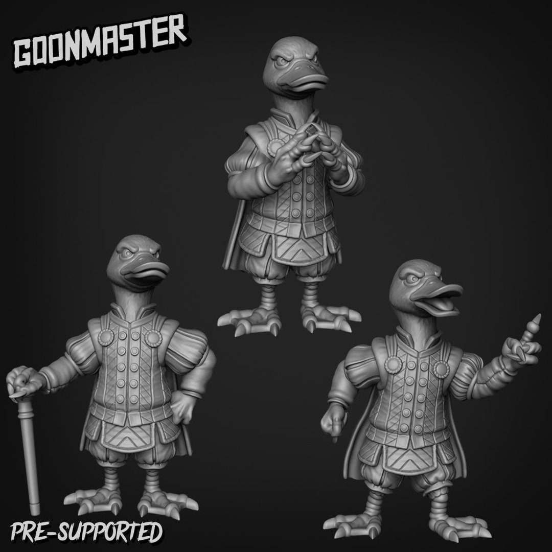 Duck Lord Bundle D&D Dnd Dungeons and Dragons Wargaming 3D Printed ...