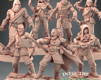 Bandit 1 32mm Scale Dnd Miniature Dungeons and Dragons - Etsy