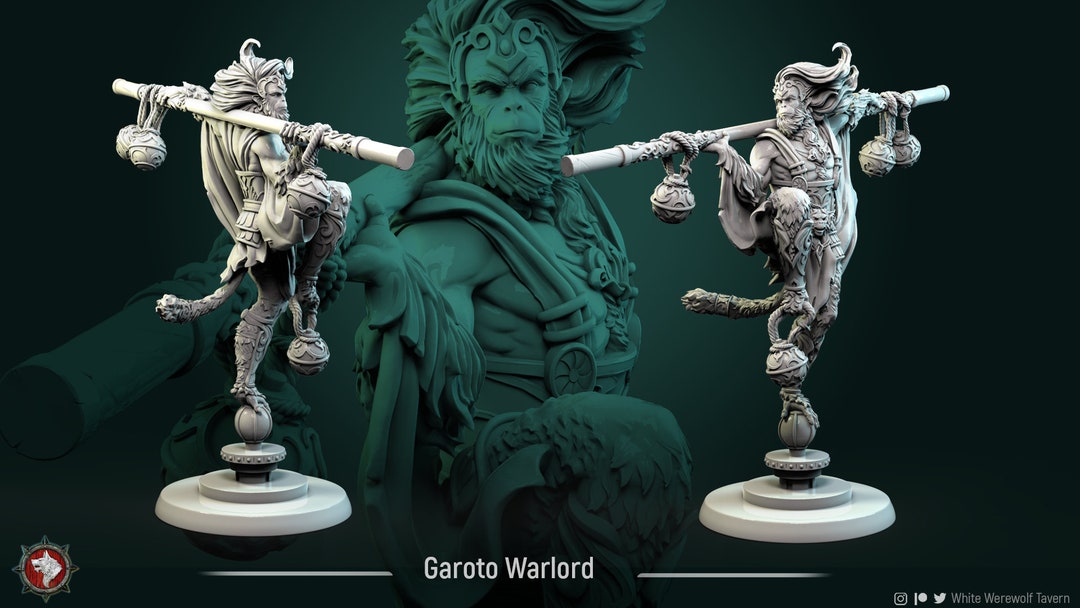 Garoto Warlord | D&D | Dnd | Dungeons and Dragons | Wargaming | 3D ...