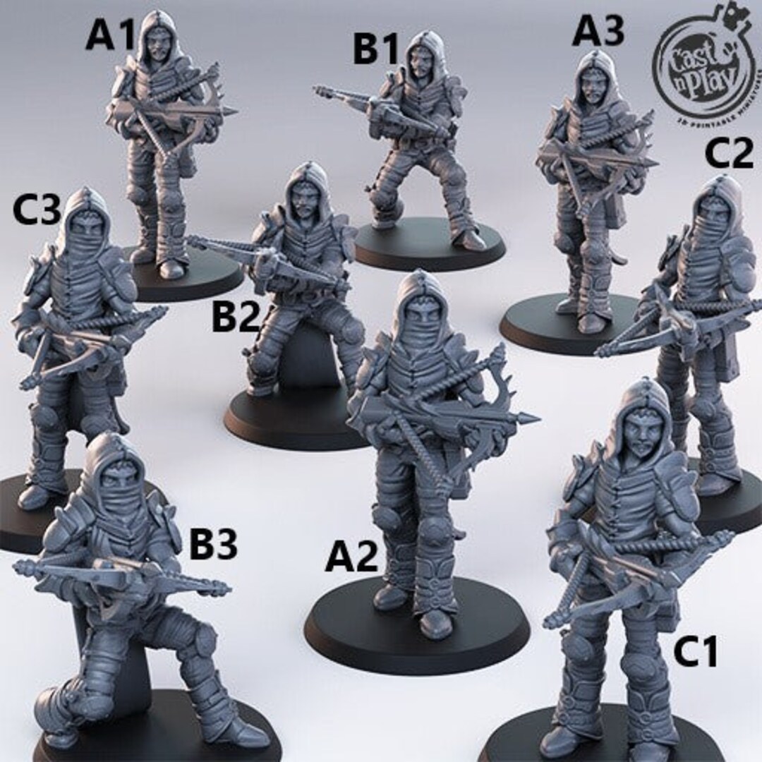 Ranger Bandit D&D Dnd Dungeons and Dragons Wargaming 3D Printed Model ...