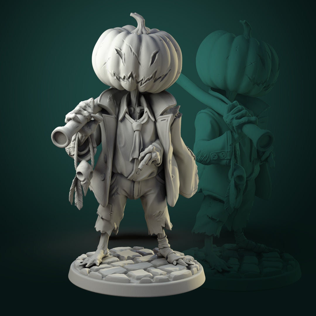 Pumpkin Scarecrow | D&D | Dnd | Dungeons and Dragons | Wargaming | 3D ...