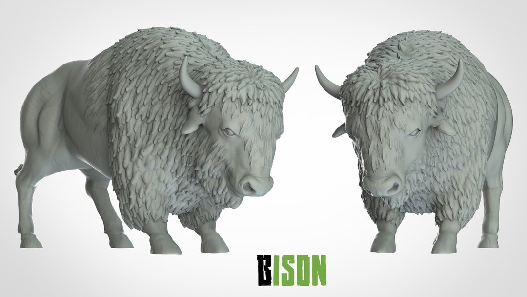 Bison D&D Dnd Dungeons and Dragons Wargaming 3D Printed Model Role ...