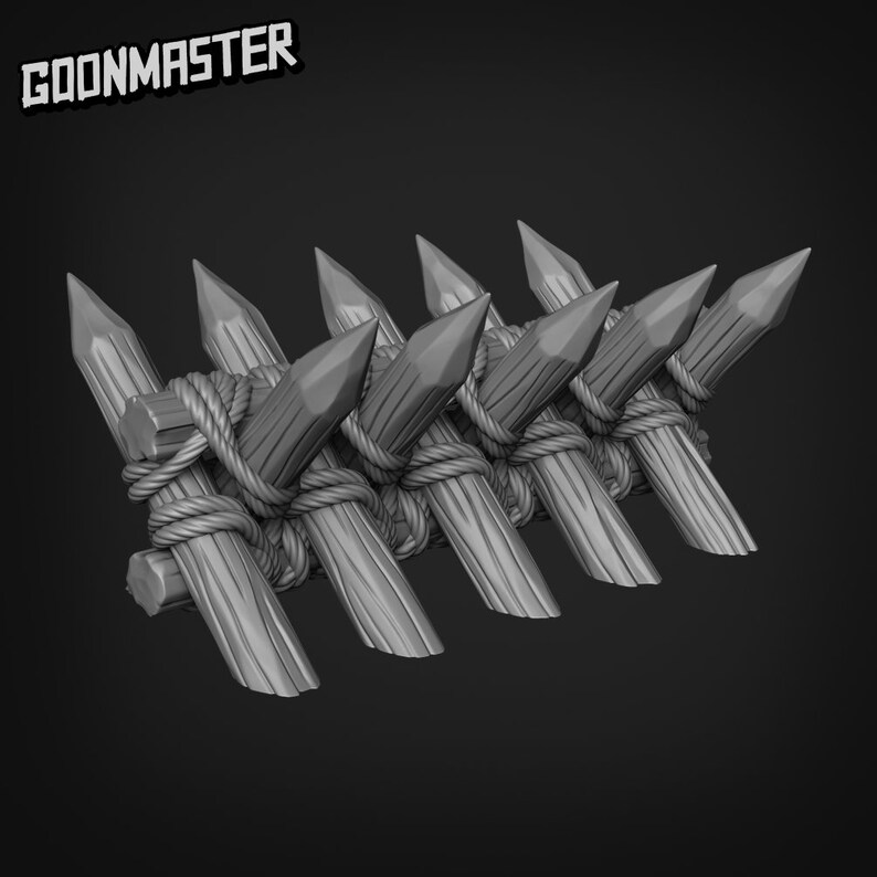 Spiked Barricade | D&D | Dnd | Dungeons and Dragons | Wargaming | 3D ...