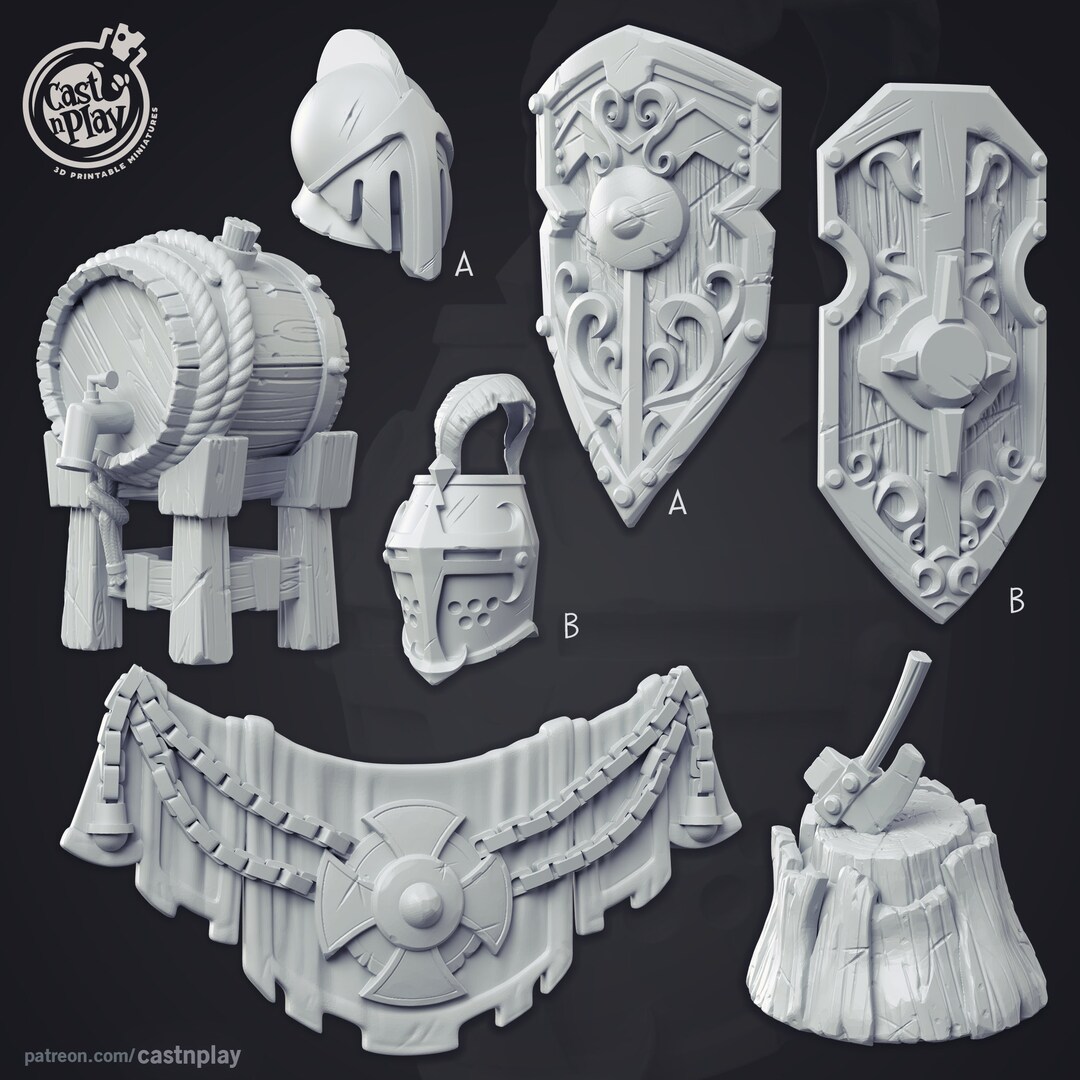 Tournament Props D&D Dnd Dungeons and Dragons Wargaming 3D Printed ...