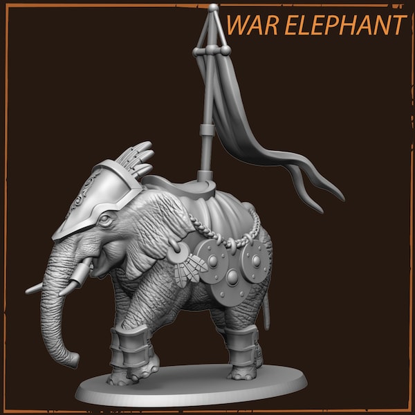 War Elephant - Etsy