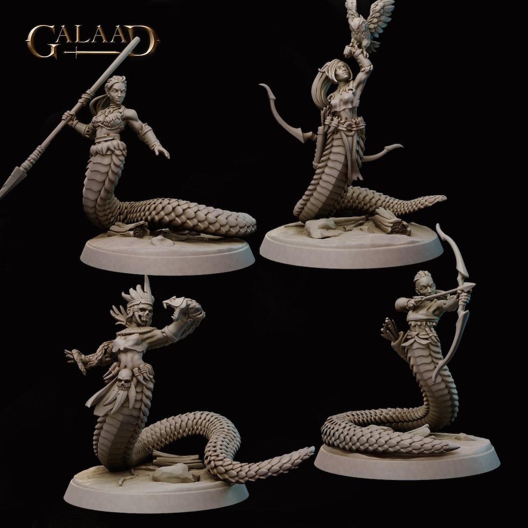 Naga Amazon Bundle D&D Dnd Dungeons and Dragons Wargaming 3D Printed ...