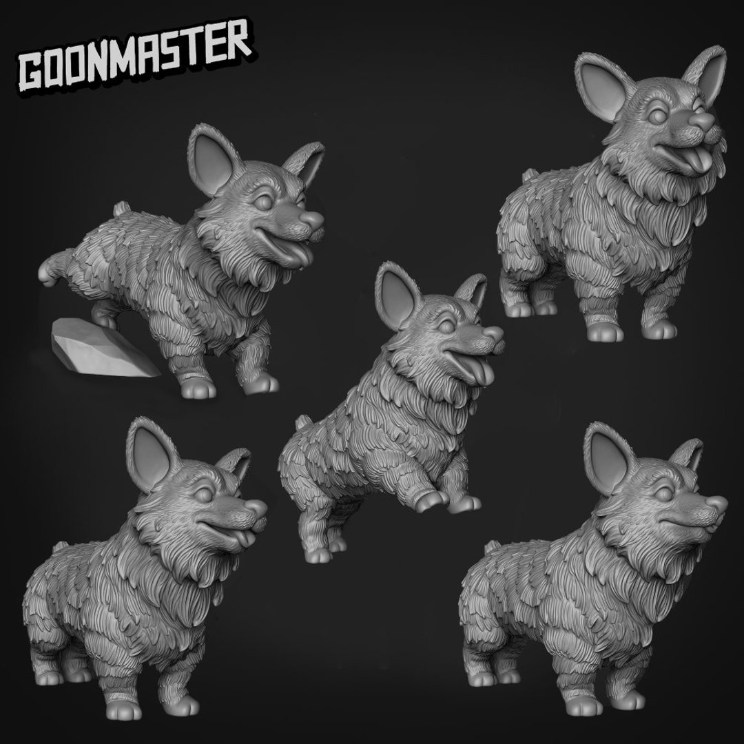 Corgi Bundle | D&D | Dnd | Dungeons and Dragons | Wargaming | 3D ...